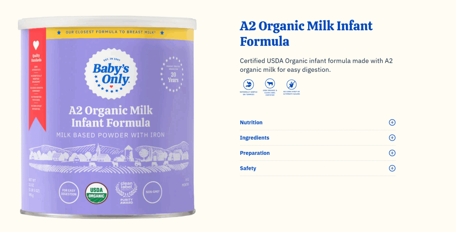 Best Online Organic Baby Formulas - Subscriboxer